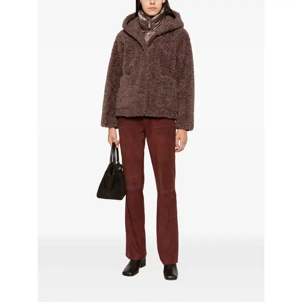 Ba&sh Mid Rise Flared Trousers - Brown