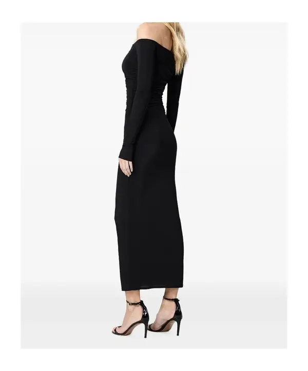 AMAZUIN Offtheshoulder Ruched Midi Dress