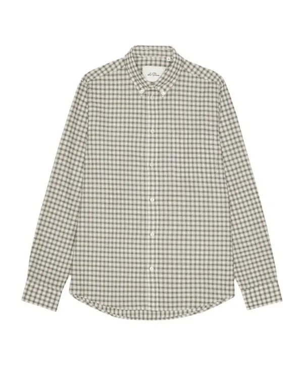 LES DEUX Check-pattern Button-down Shirt