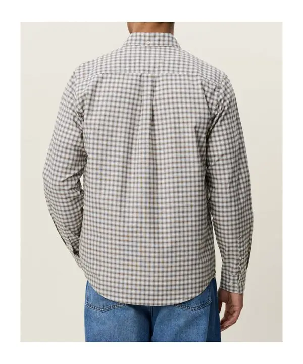 LES DEUX Check-pattern Button-down Shirt