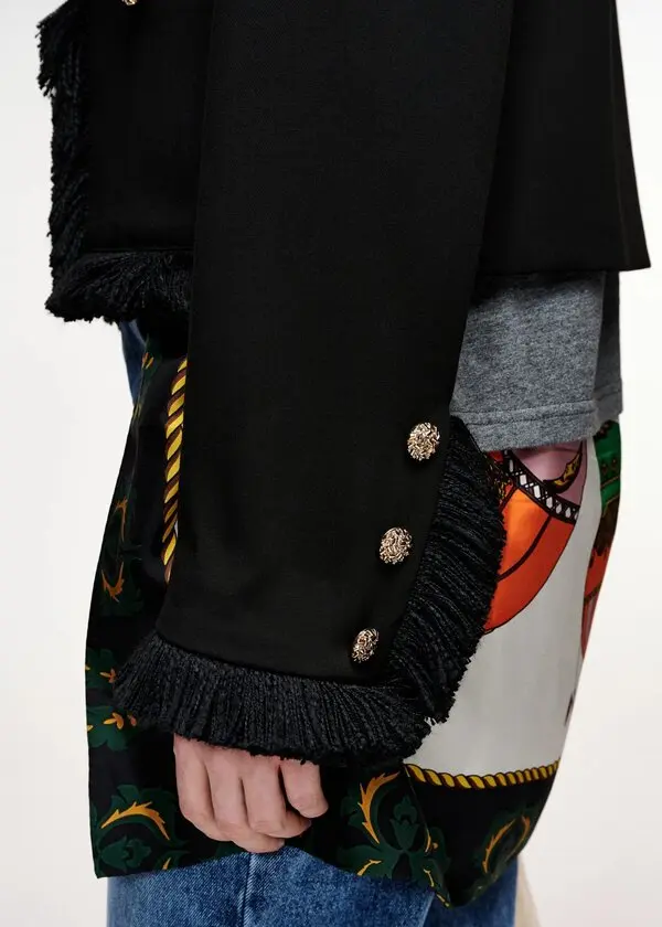 Essentiel Antwerp Kinetic Fringed Jacket