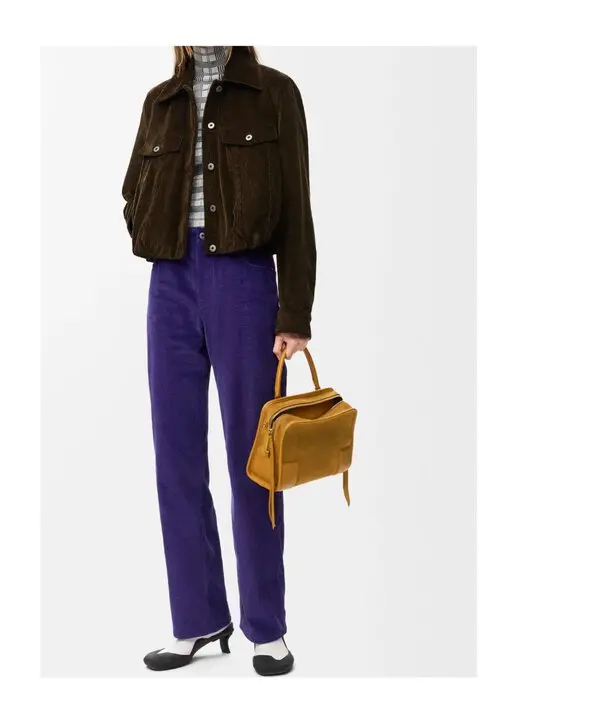Loewe Cropped Corduroy Jacket