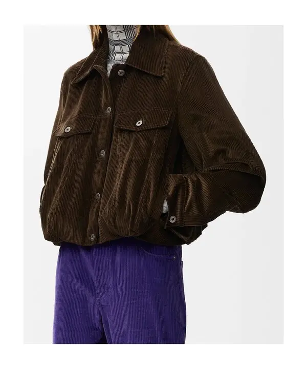 Loewe Cropped Corduroy Jacket