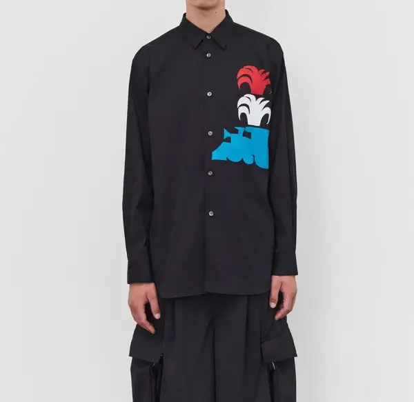 Comme Des Garçons Woven Patterned Shirt