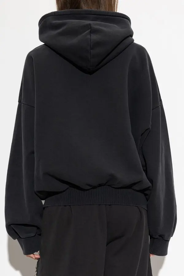 AVAVAV Skeleton Print Oversized Hoodie
