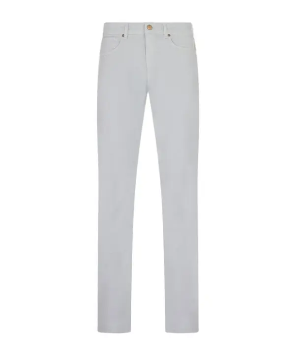 Incotex Logo-patch Five-pocket Trousers