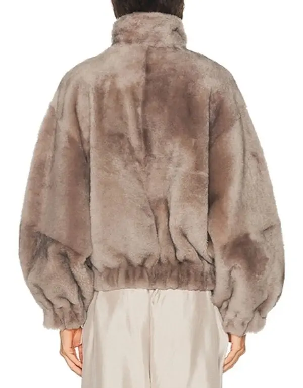 Nour Hammour Zip-up Jacket - Taupe