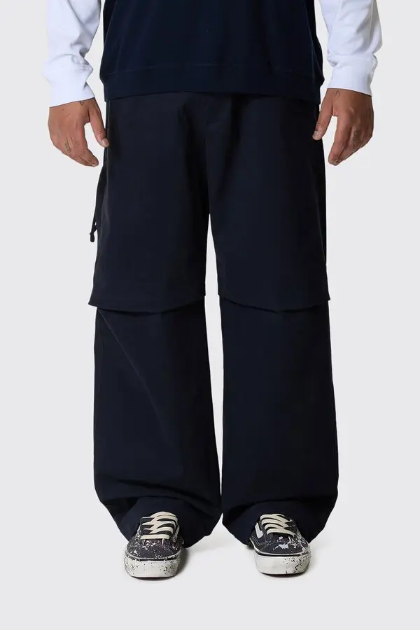 DARKPARK Elastic-waist Straight-leg Pants