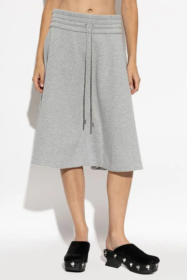 AVAVAV Drawstring Flared Skirt