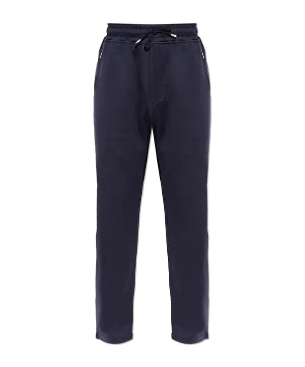 Eleventy Drawstring Straight-leg Pants