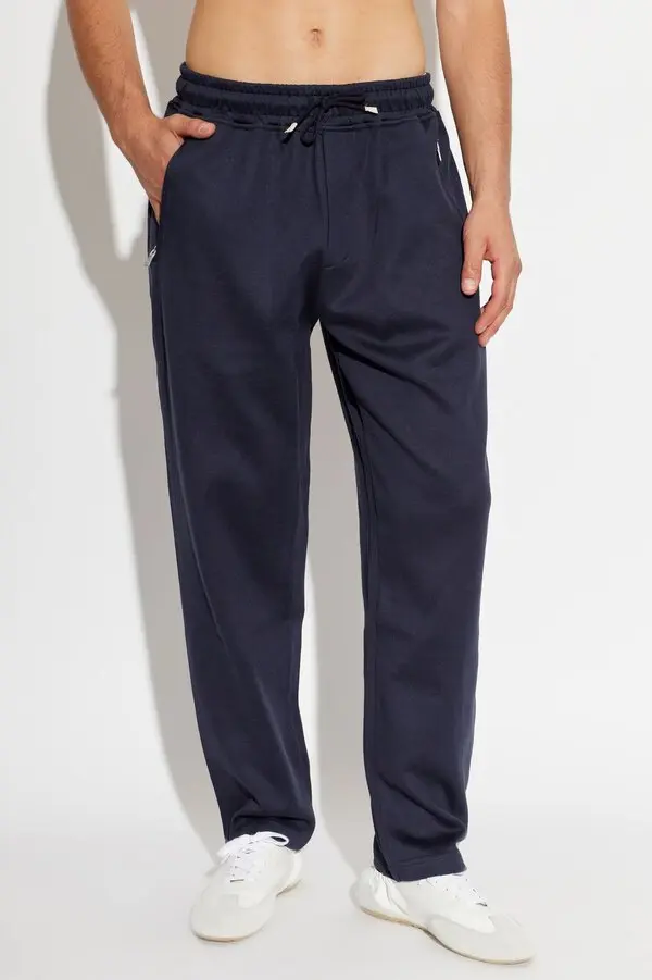 Eleventy Drawstring Straight-leg Pants