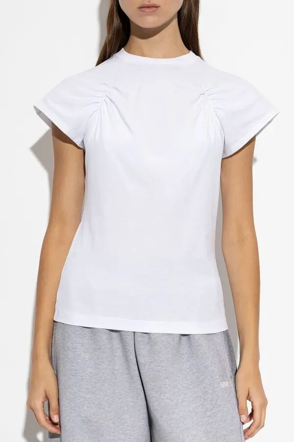 AVAVAV Ruching Crewneck T-shirt