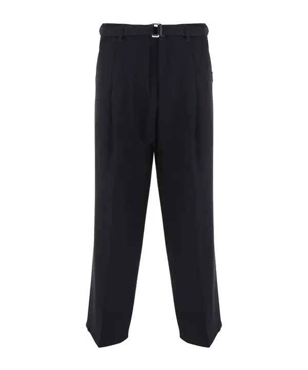 Just Cavalli Belted Straight-leg Pants