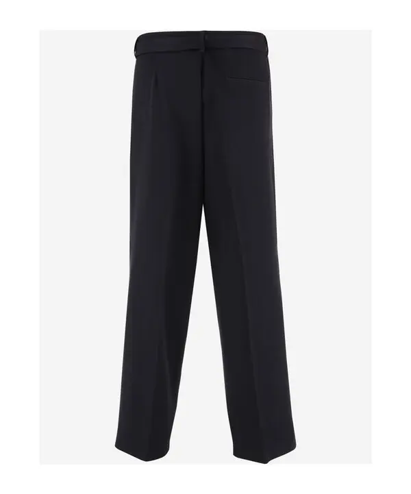 Just Cavalli Belted Straight-leg Pants