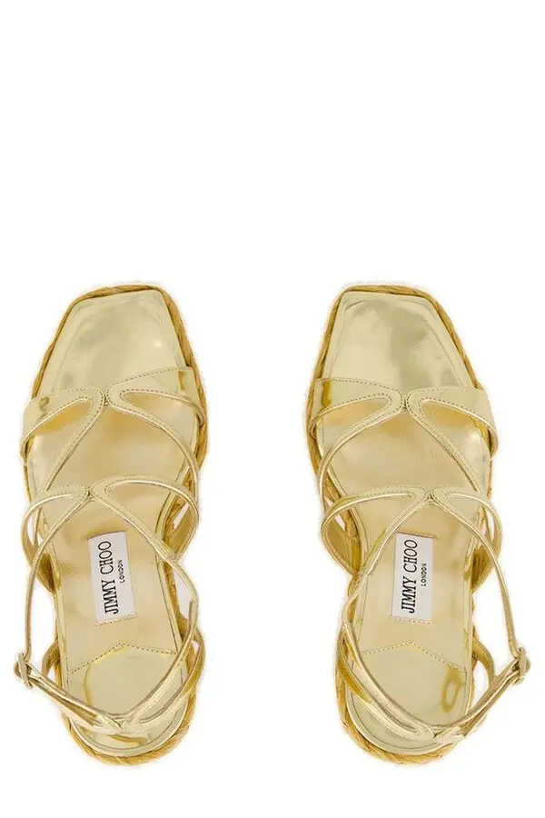JIMMY CHOO Ayla 110 Wedge Sandals