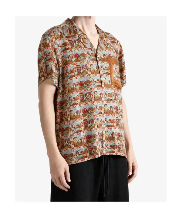 BODE Cowboy Comic Silk Shirt
