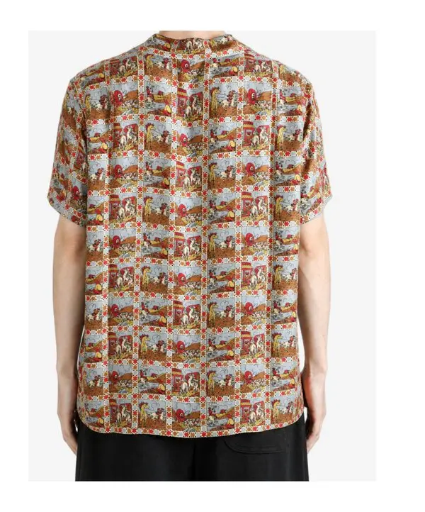 BODE Cowboy Comic Silk Shirt