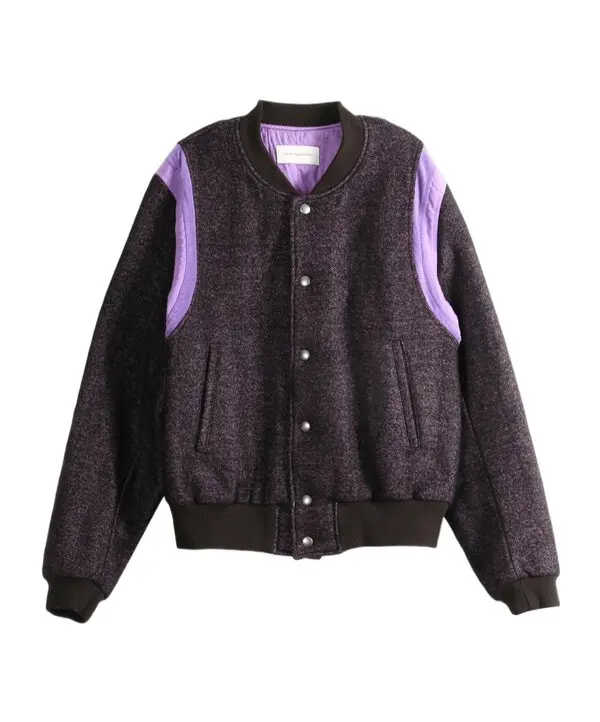 Dries Van Noten Double Dye Herringbone Field Jacket