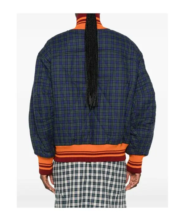 Dries Van Noten Plaid Casual Jacket