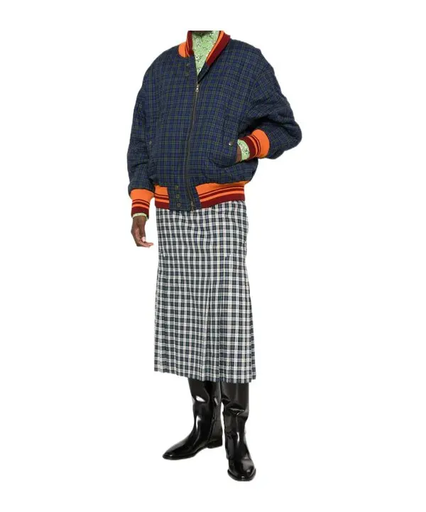 Dries Van Noten Plaid Casual Jacket - No