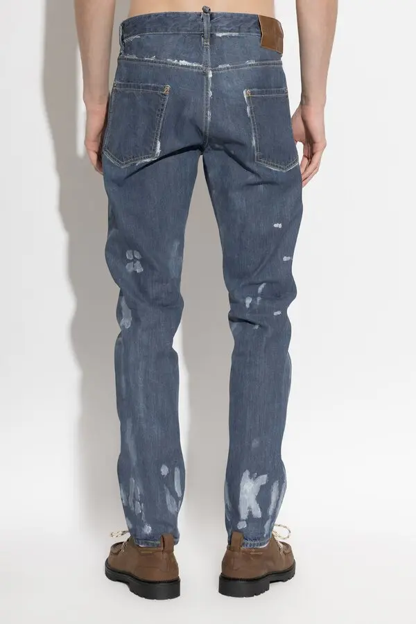 Dsquared2 Teddy’ Jeans With ‘vintage’ Effect