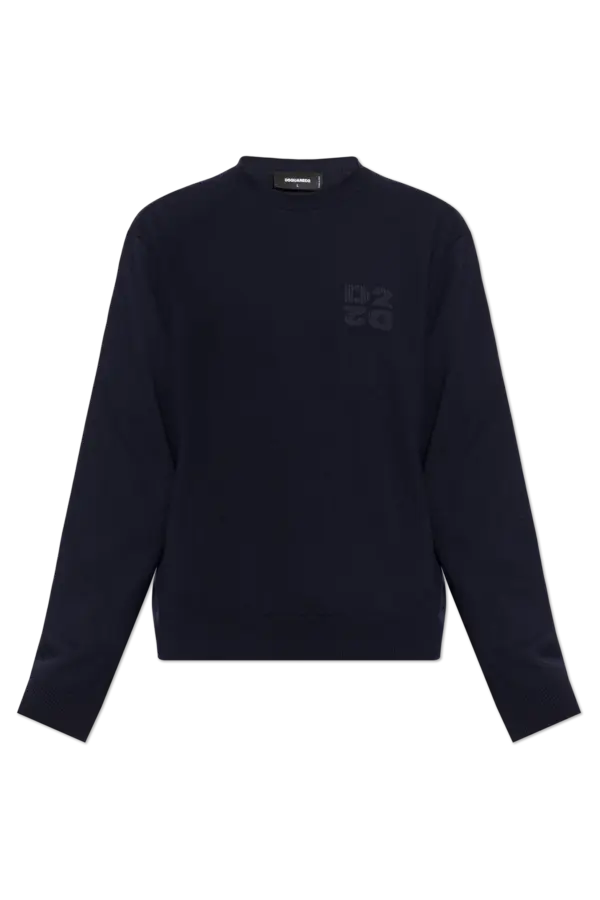 Dsquared2 Wool Crew Neck Sweater