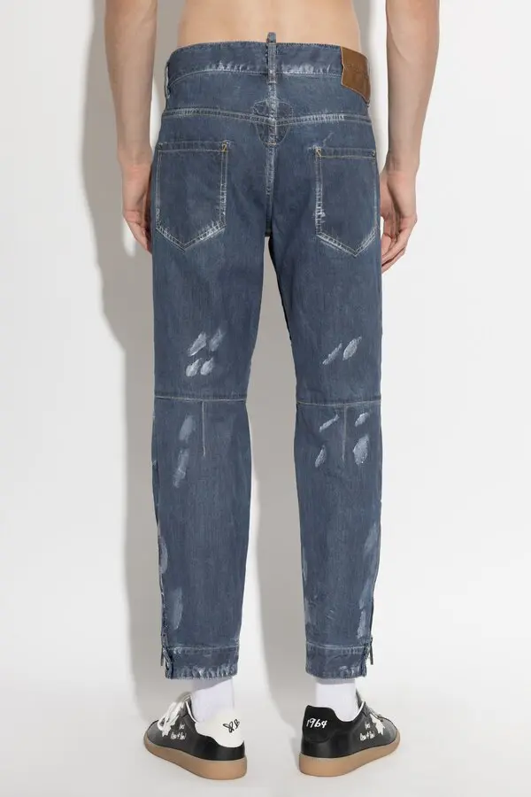 Dsquared2 Denim Trousers With ‘vintage’ Effect
