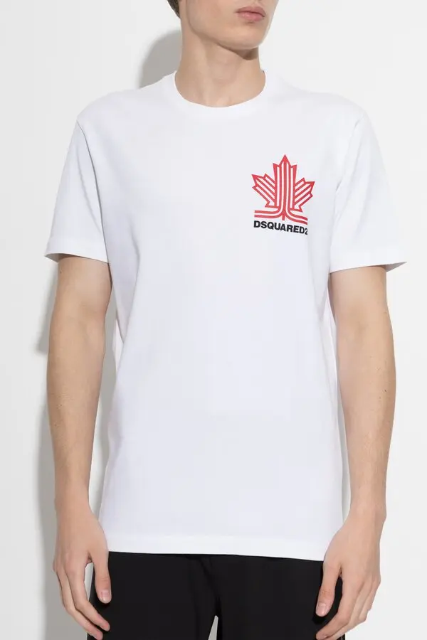 Dsquared2 Cotton T-shirt With Printed Logo