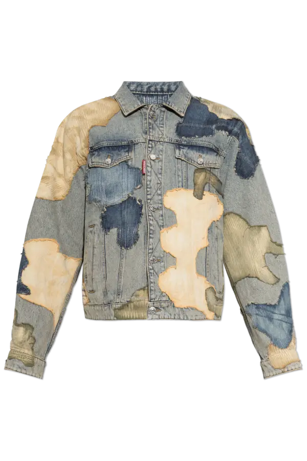 Dsquared2 Denim Jacket With ‘vintage’ Effect