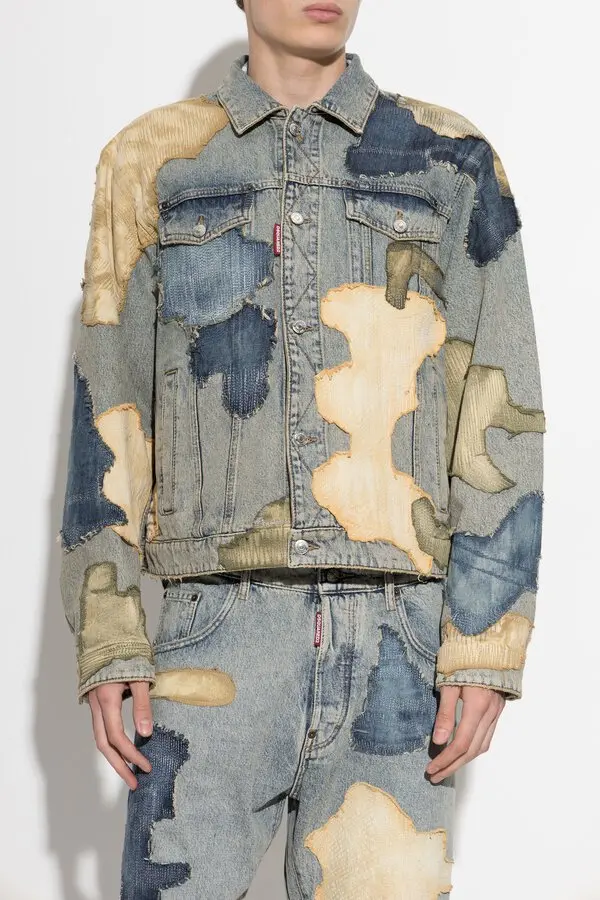 Dsquared2 Denim Jacket With ‘vintage’ Effect