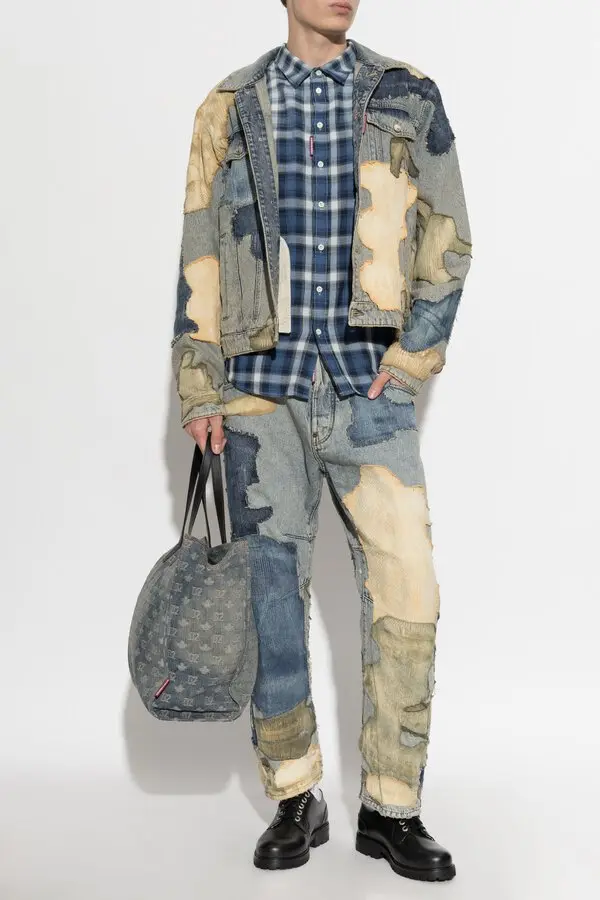 Dsquared2 Kawaii’ Jeans With Vintage Effect