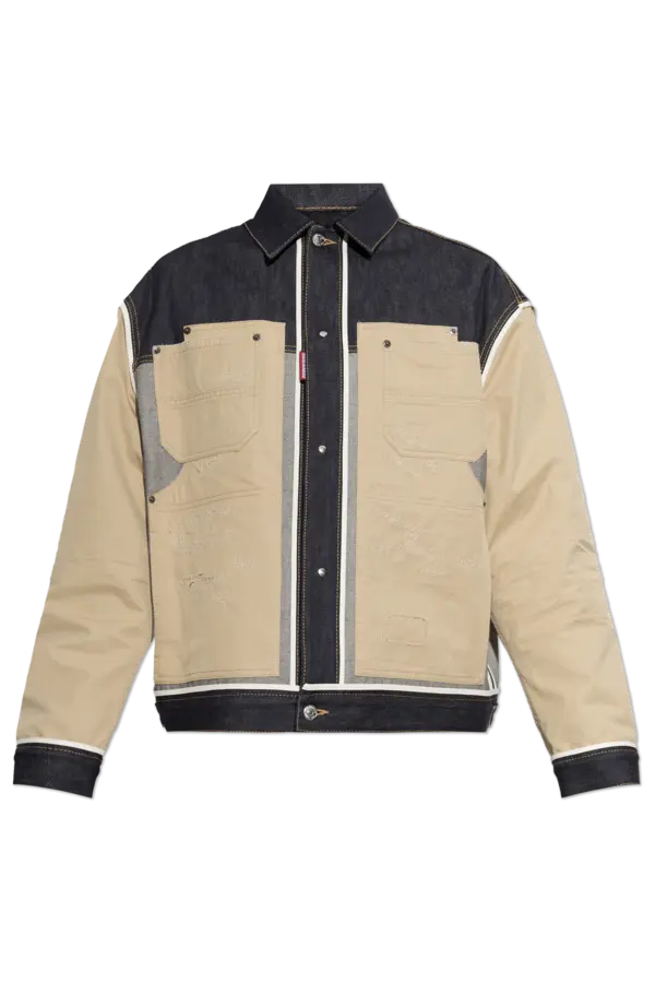 Dsquared2 Printed Jacket - Beige
