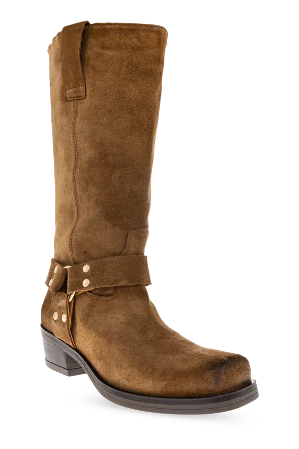 POSA Suede Heeled Boots ‘texas
