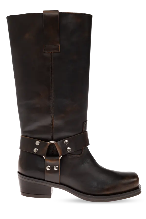 POSA Leather Heeled Boots ‘texas