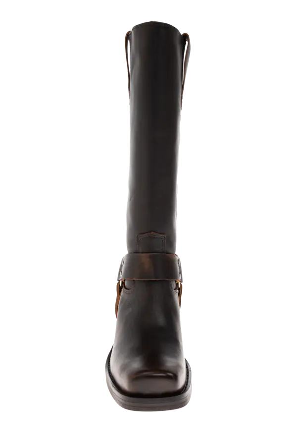 POSA Leather Heeled Boots ‘texas