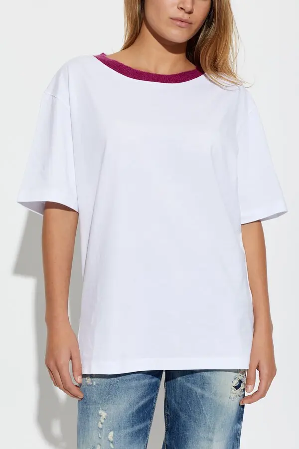 Dsquared2 Cotton T-shirt With Embroidered Logo