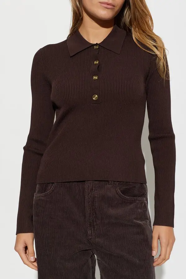 Michael Kors Long Sleeve Polo