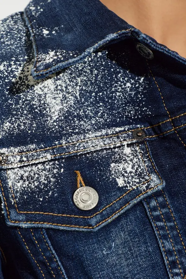 Dsquared2 Denim Jacket With ‘vintage’ Effect