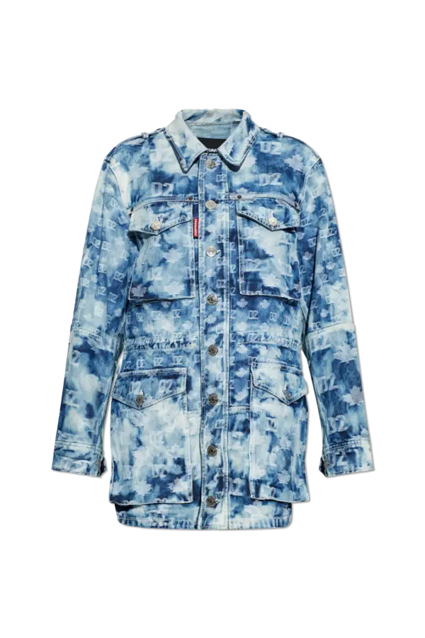 Dsquared2 Denim Jacket With Monogram