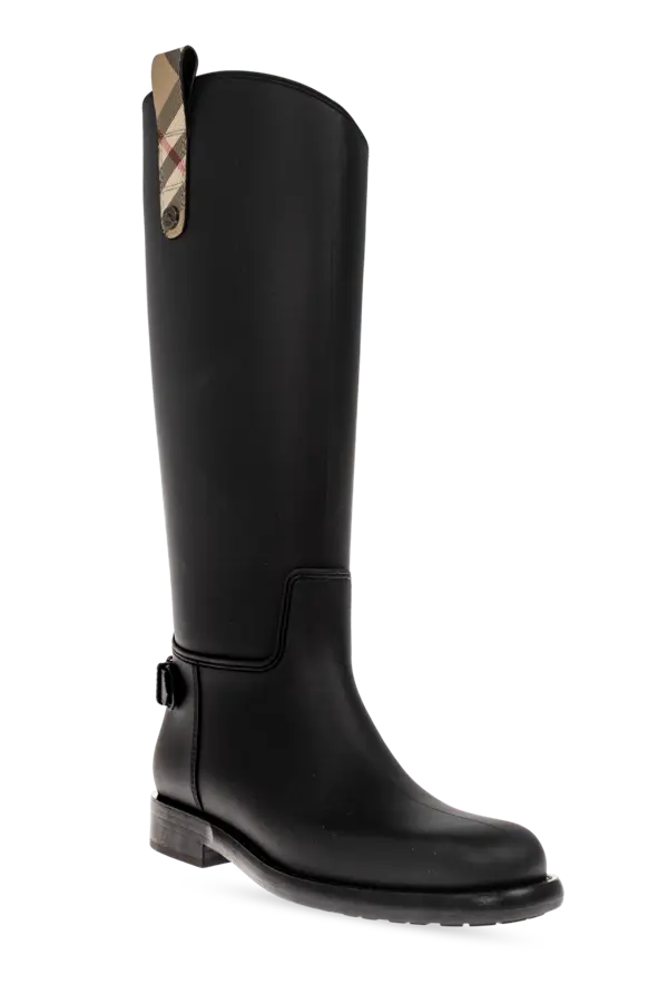 Burberry Cavalier Knee-high Rubber Boots