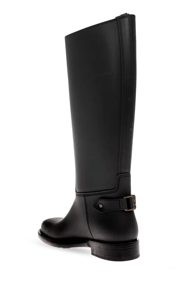Burberry Cavalier Knee-high Rubber Boots