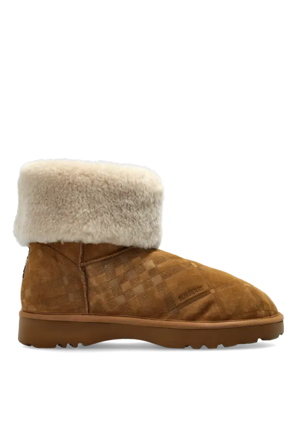 Burberry Flint’ Snow Boots - Brown