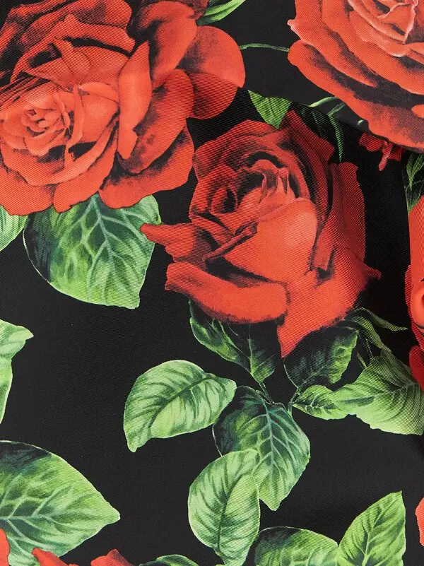 Dolce & Gabbana Rose' Scarf - Black