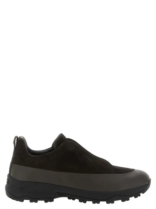 Zegna Triple Stitch™ Monte' Sneakers - Brown