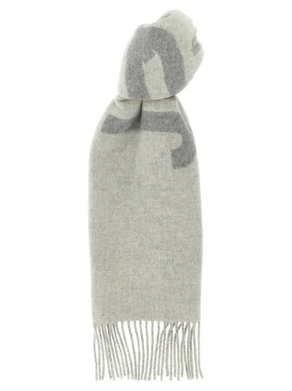 Jacquemus L'echarpe Scarf - Gray