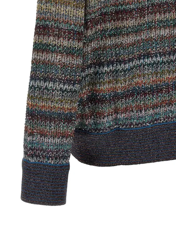Missoni Lamé Yarn Polo Shirt - Multicolor