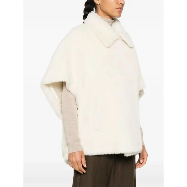 Max Mara Coats Capes - White