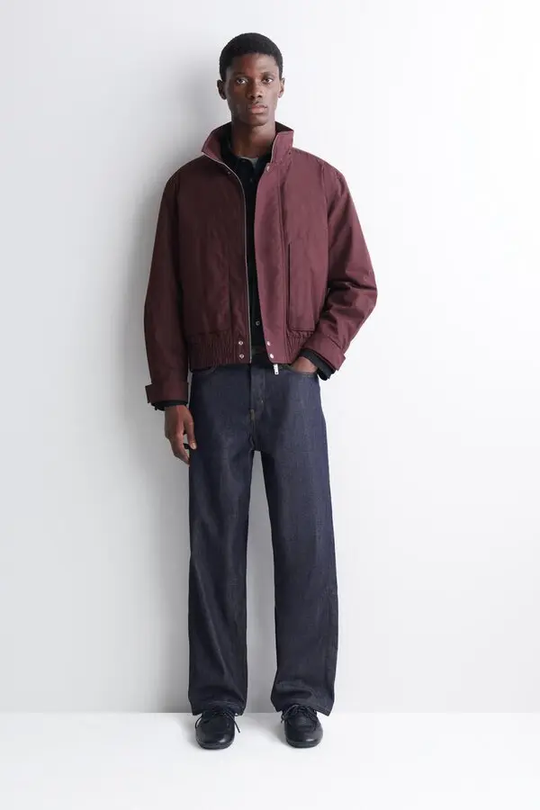Cos Padded Mock-neck Bomber Jacket