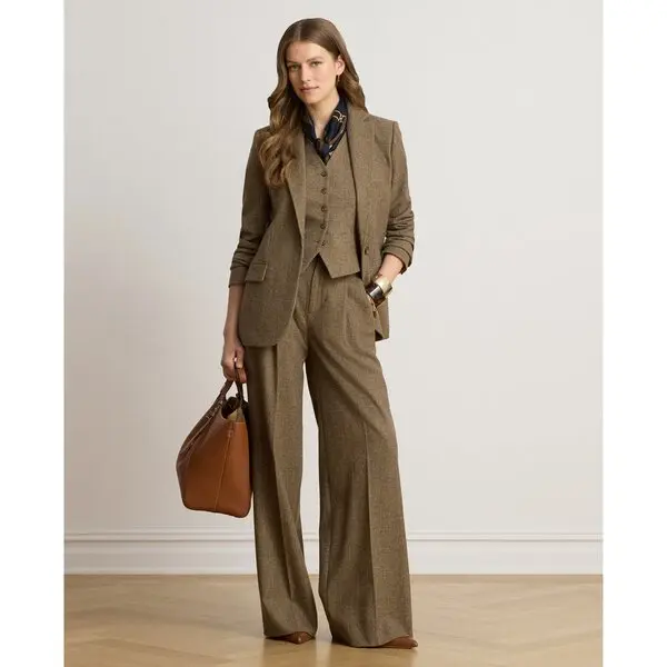 Ralph Lauren Glen Plaid Wool Twill Vest