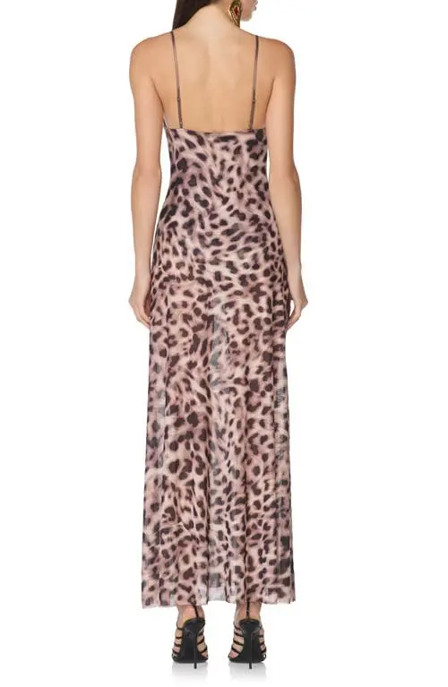 AFRM Leopard Print Maxi Dress